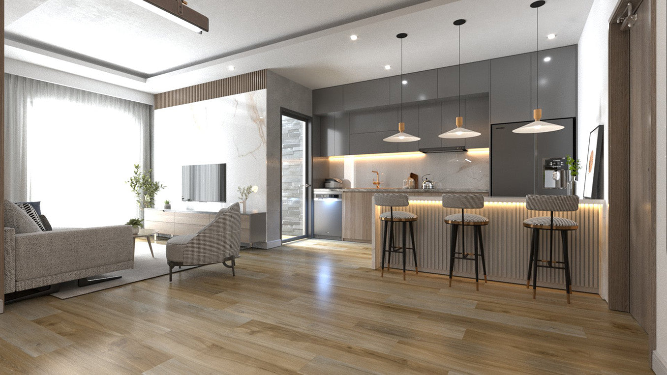 Infinity Floor Highland Pinecrest 20mil 5mm 7x48 SPC vinyl plank ...